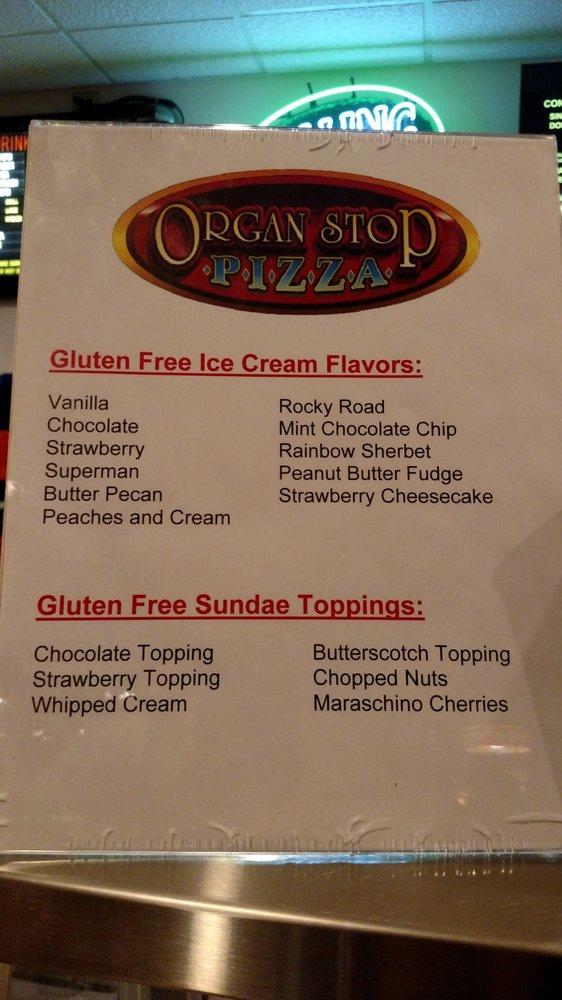 Menu at Organ Stop Pizza pizzeria, Mesa