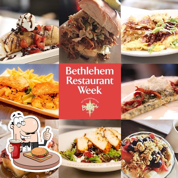 Billy's Downtown Diner, 10 E Broad St in Bethlehem - Restaurant menu ...