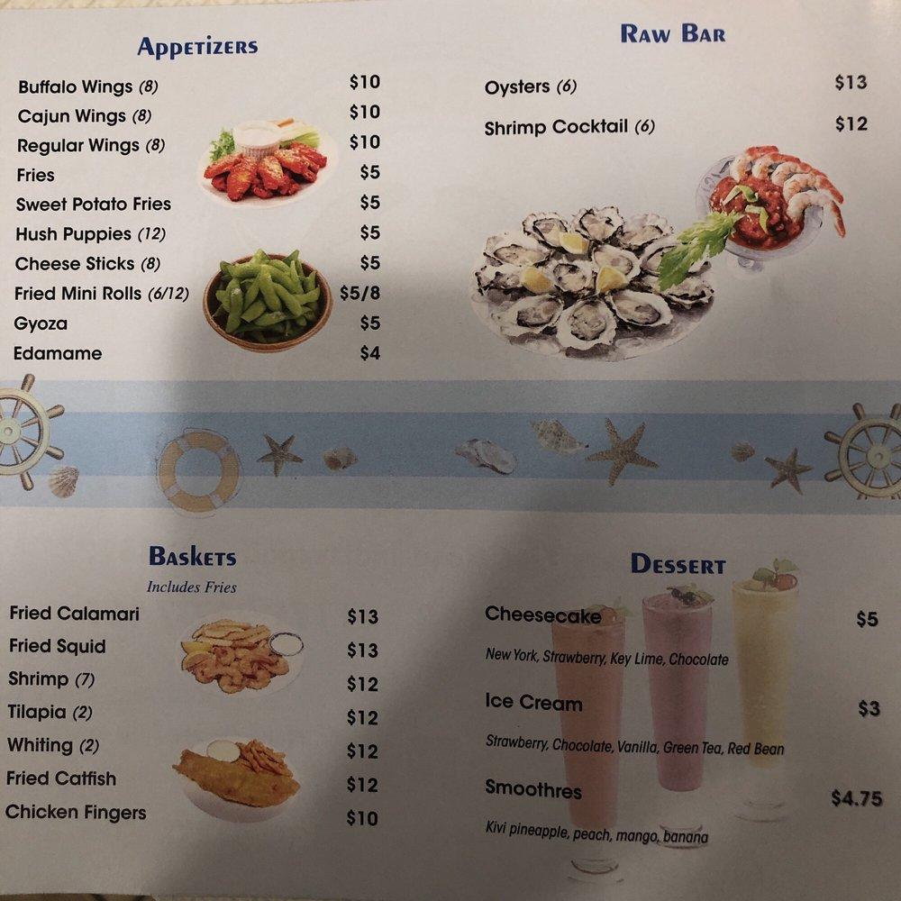 Menu at Cajun Shack restaurant, Indianapolis, E County Line Rd