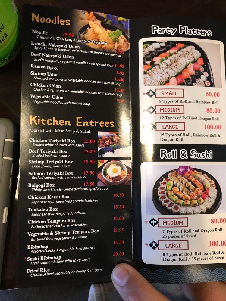 Menu at Sushi Day restaurant, Huntington, 212 Wall St unit c