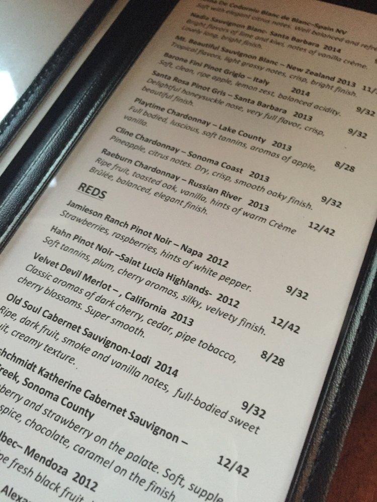 Menu at Eat Chow restaurant, Costa Mesa, Newport Blvd
