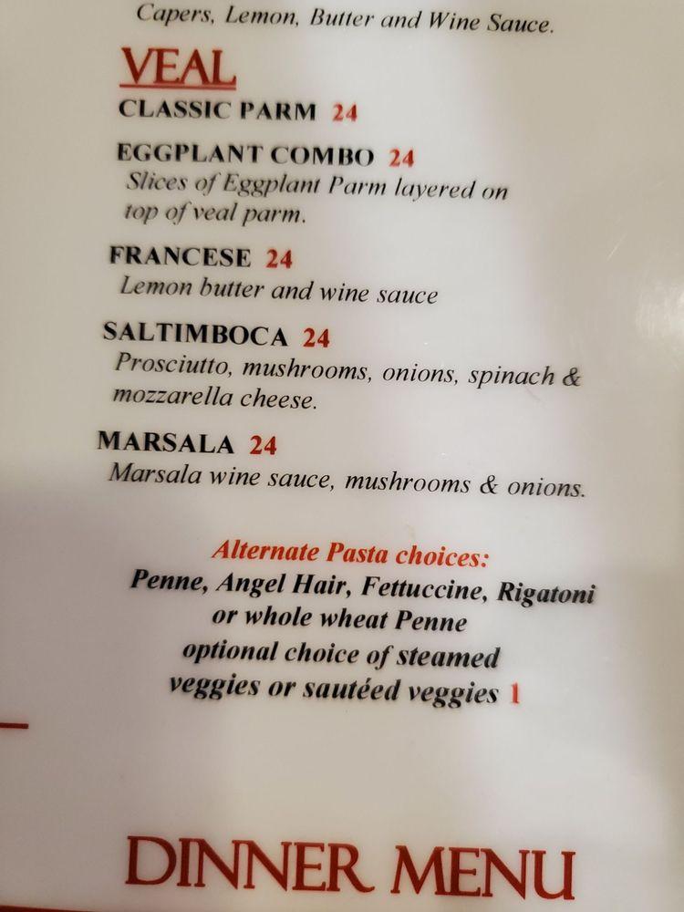 Menu at Vignetos Italian Grill pub & bar, Plantation, S University Dr