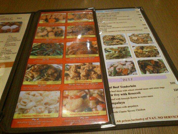 Menu at Classic Savory SM City Calamba restaurant, Calamba, SM City Calamba
