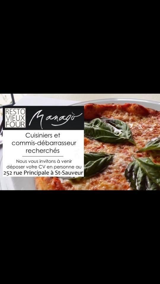 Menu au Le Vieux Four Manago pub et bar, Saint-Sauveur