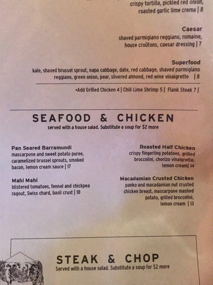 Menu at The Bryant pub & bar, West Lafayette, Sagamore Pkwy W