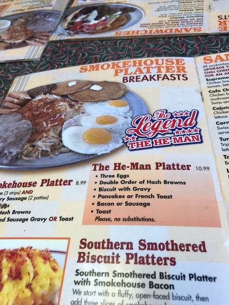 Menu at Eastside Lamp Post Restaurant, Akron