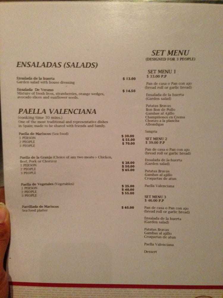 Menu at Iberico restaurant, Sydney, Shop 1 88 Liverpool St