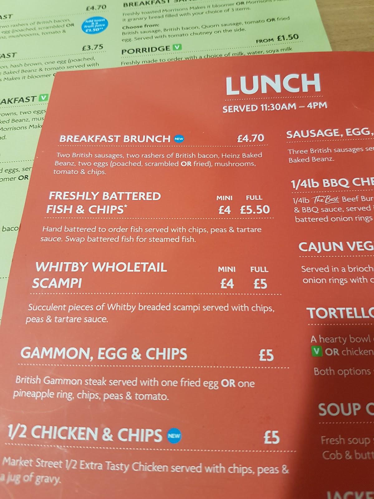 Menu At Morrisons Cafe Sheffield 699 Penistone Rd Menu At Morrisons Cafe Sheffield 699 Penistone Rd