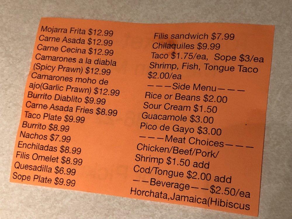 Menu at Top Market and Deli restaurant, Bothell