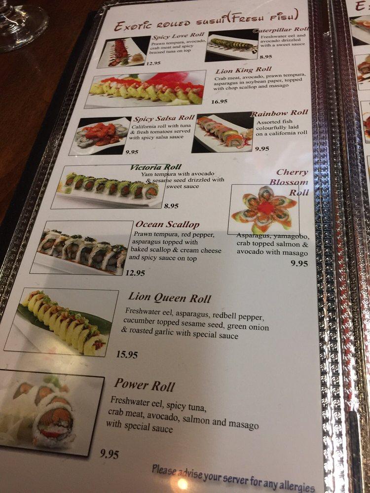 Menu at Kami Sushi restaurant, Surrey, 160 St #40