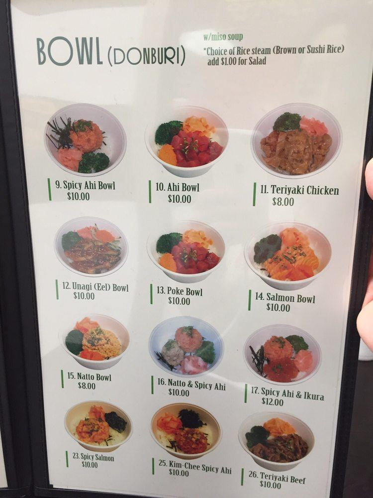 Menu at Ahi and Vegetable - Kapalama restaurant, Honolulu, Dillingham Blvd