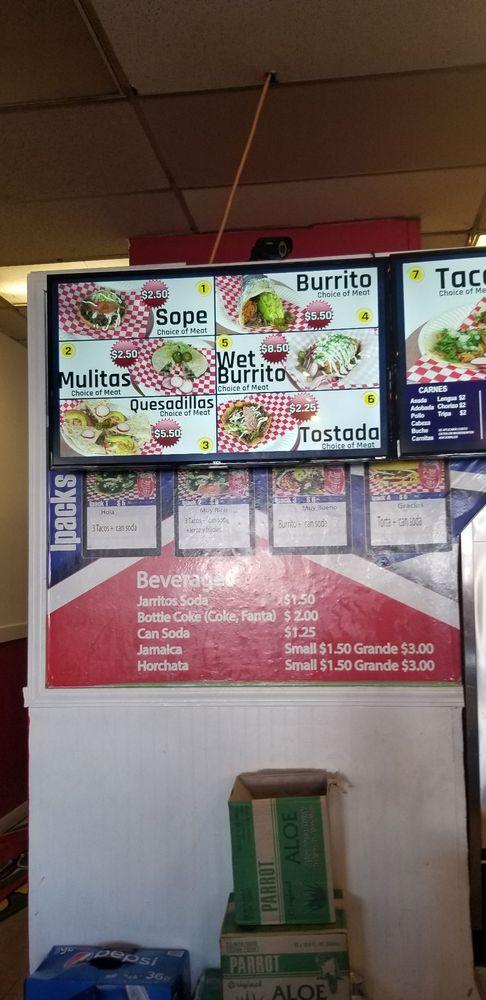 Menu at TACO-BOOK Taqueria restaurant, Everett, Broadway C