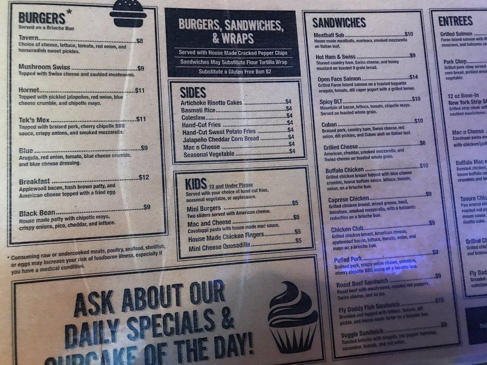 Menu at Tavern Six pub & bar, Kirtland, Euclid Chardon Rd