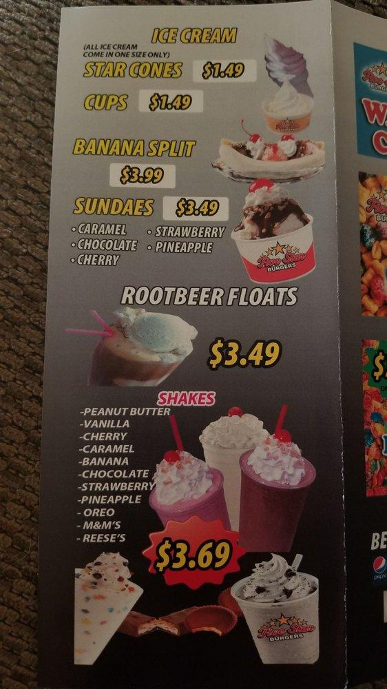Menu at Five Star Burger Merced fast food, Merced