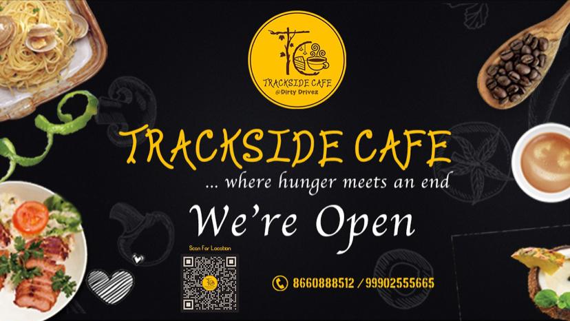 Menu at Trackside Cafe, Bengaluru