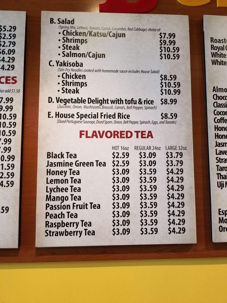 Menu at D Grill Boy pub & bar, Ontario