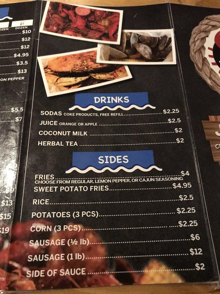 Menu at Seafood Shake pub & bar, Cleveland Heights
