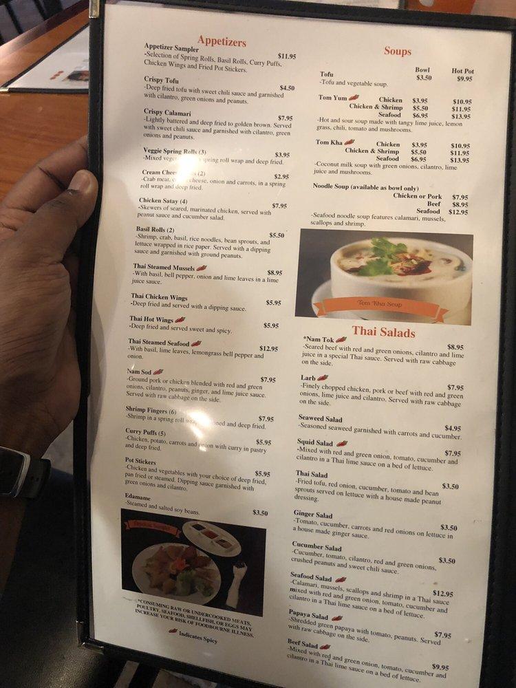 Menu at Thai Mango - Hiram desserts, Hiram