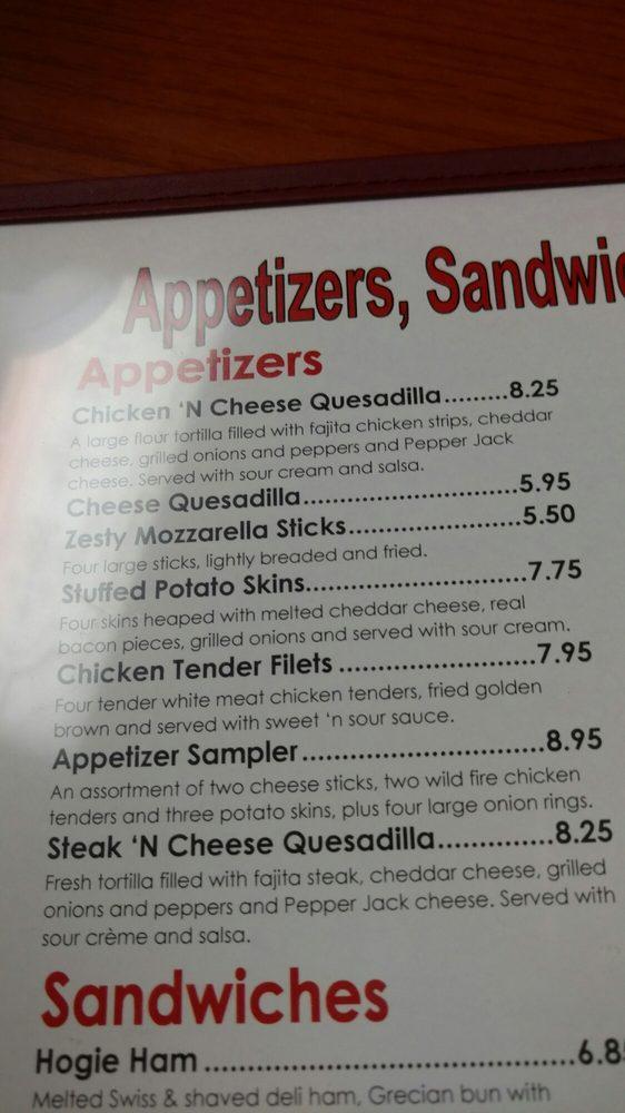 Menu at Dwight's Of St. Albans restaurant, Saint Albans