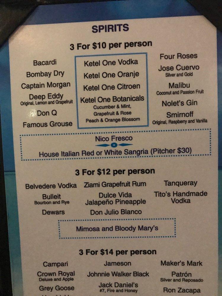 Menu at Ocean One Bar & Grille, Dania Beach