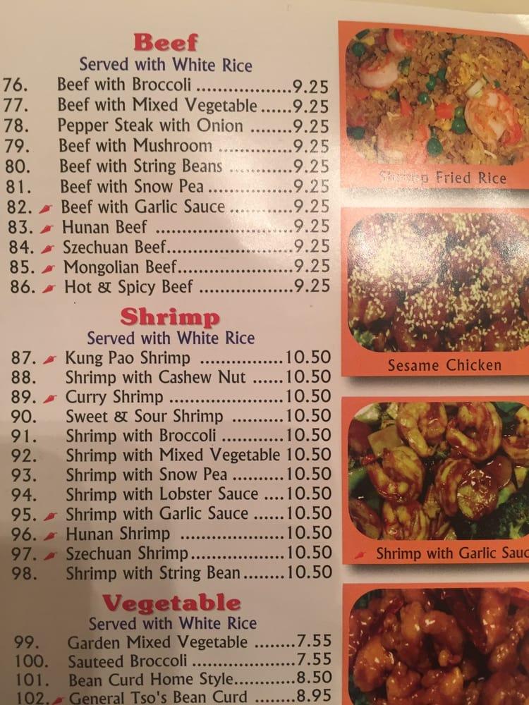 Menu at Golden Pot restaurant, McKinney, S Lake Forest Dr