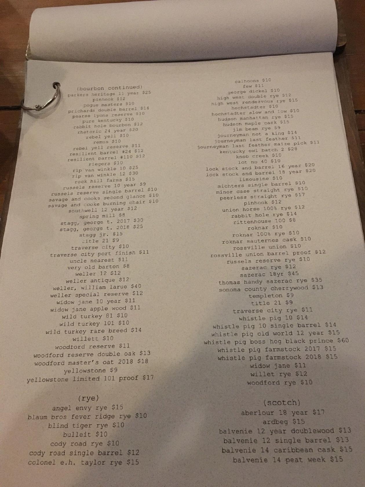Menu at Maize + Mash pub & bar, Glen Ellyn