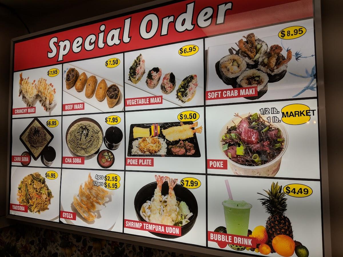 Menu at Ohana BBQ & Sushi, Aiea
