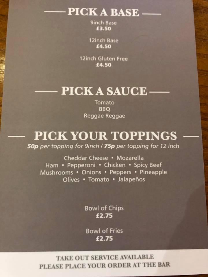 Menu at Wrekin View pub & bar, Telford