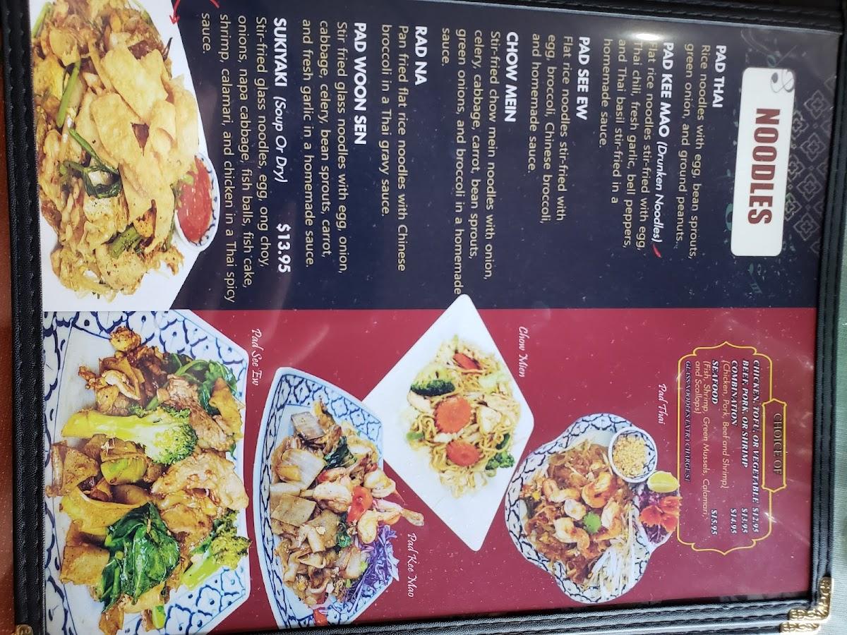 Menu at Melody Thai Cuisine restaurant, Menifee, Cherry Hills Blvd