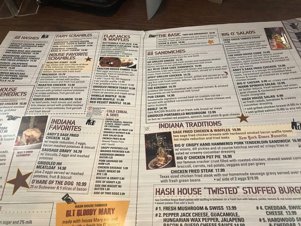 Menu at Hash House A Go Go at The LINQ restaurant, Las Vegas, S Las ...