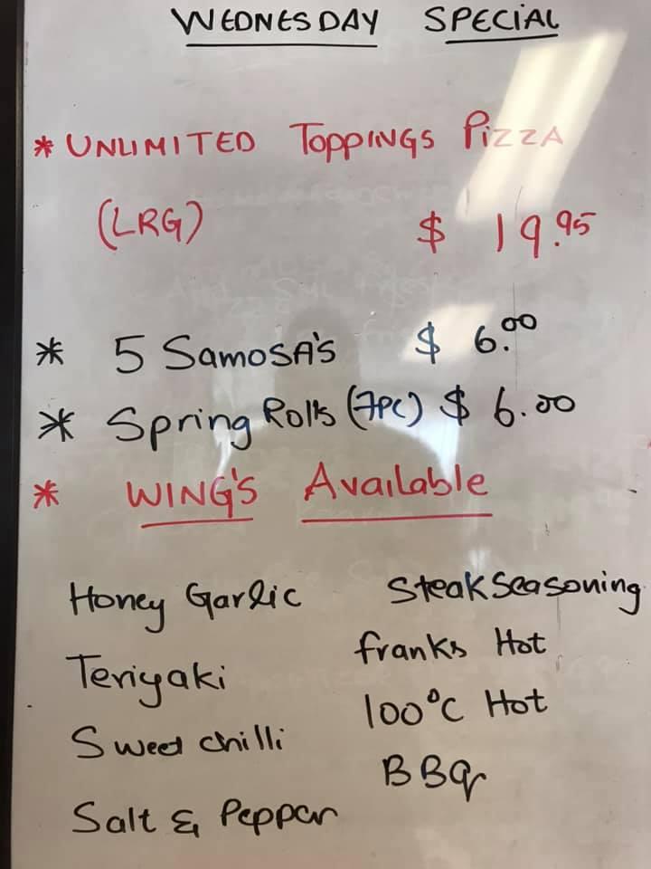 Menu at Garson route 44 eatery restaurant, Garson
