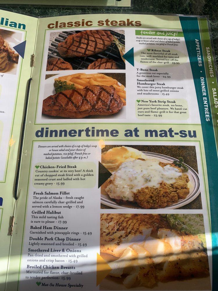 Menu at Mat-Su Family Restaurant LLC, Wasilla