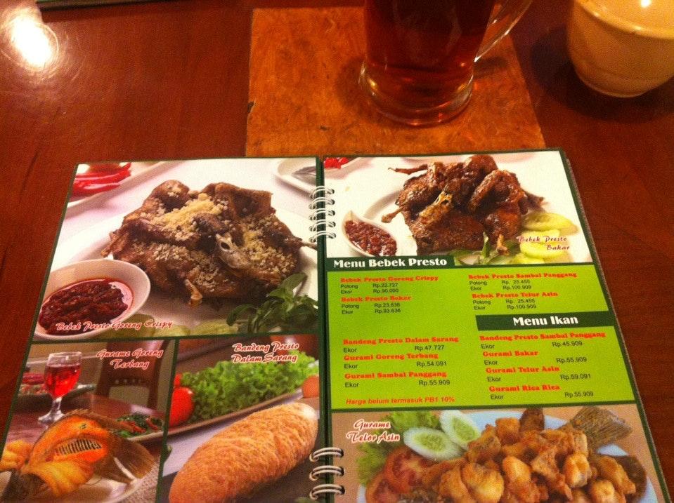 Menu at Ayam Tulang Lunak Hayam Wuruk - Pondok Indah Plaza 1 restaurant ...