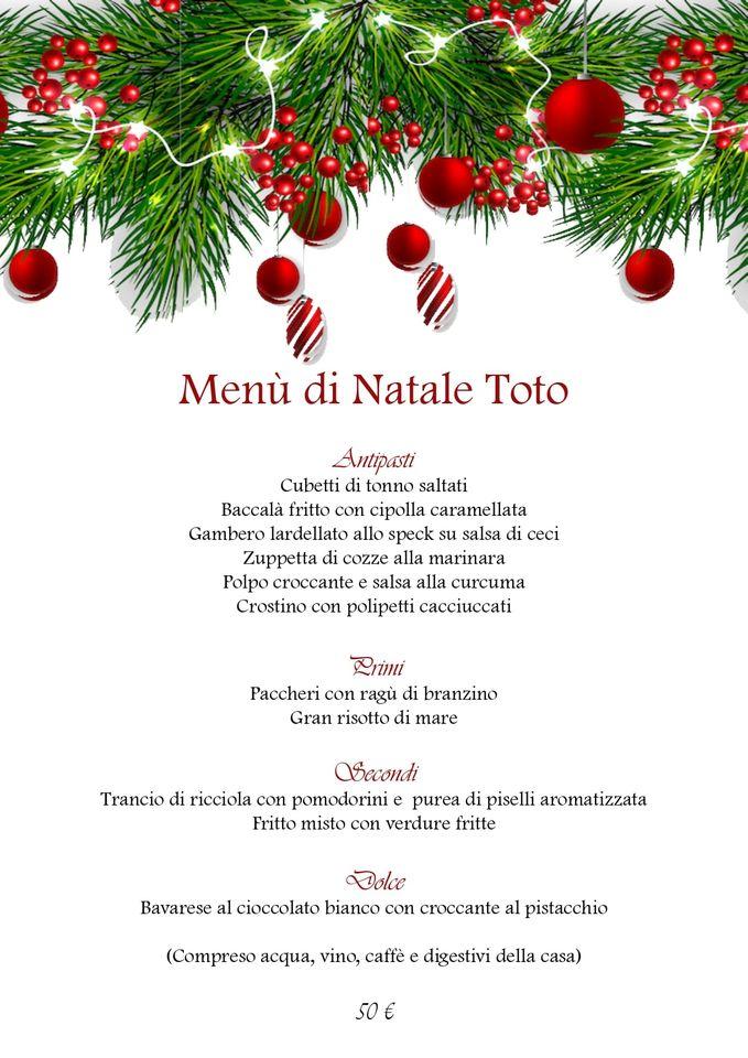 Carta de Ristorante Toto, Marina di Pisa, Via Padre Agostino da ...