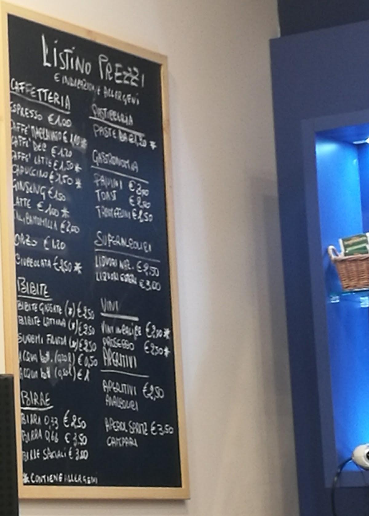 Menu da Sbisà ristorante, Fertilia