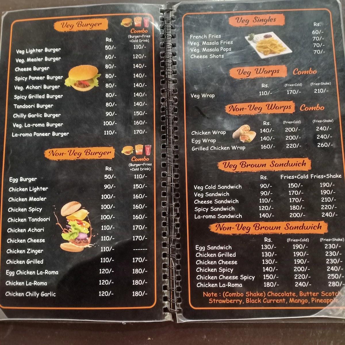 Menu at Burger Block, Dhariwal