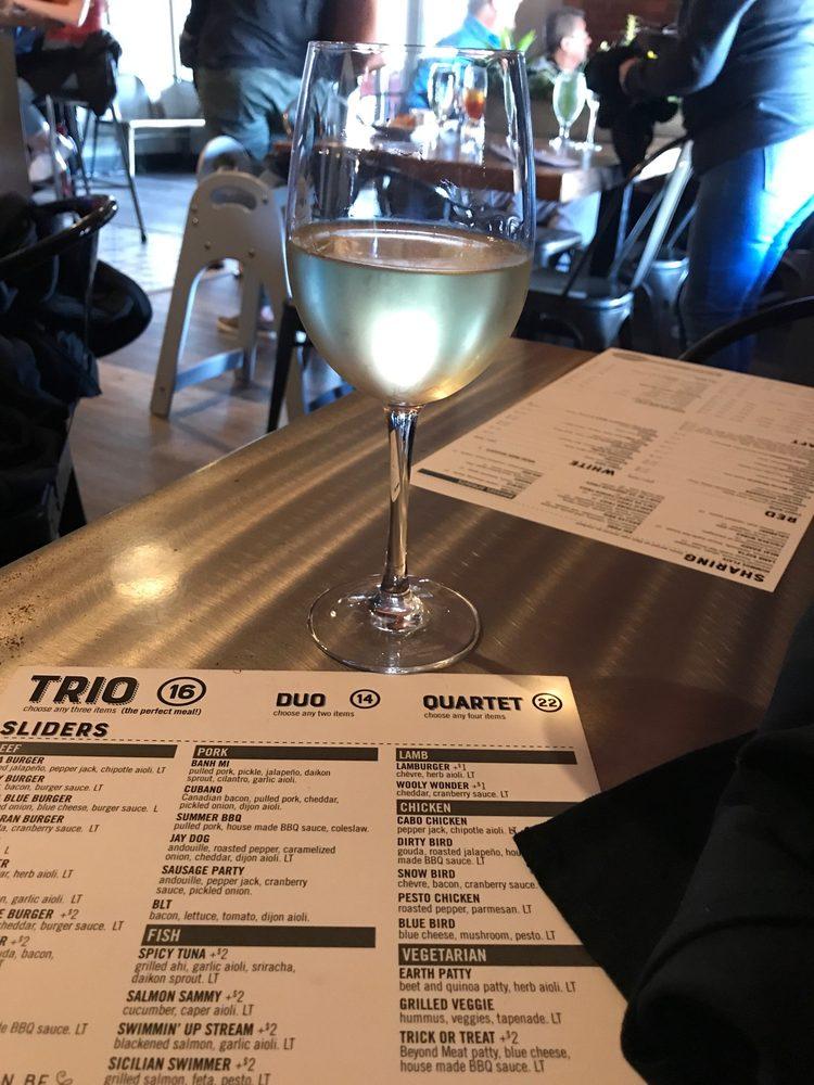 Menu at TASTE! craft eatery restaurant, San Luis Obispo