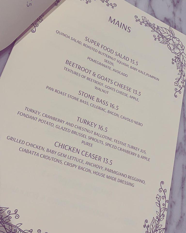 Menu at The Bloom Lounge pub & bar, Ipswich