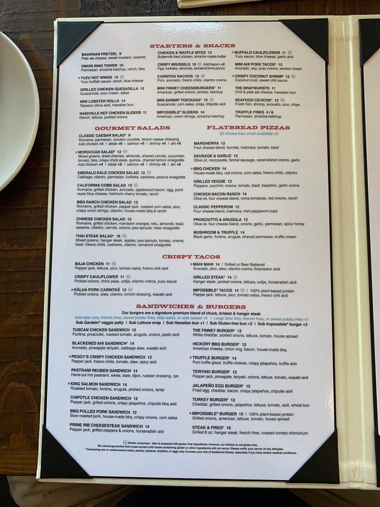 Carta del pub y bar Finney's Crafthouse - Ventura, Ventura