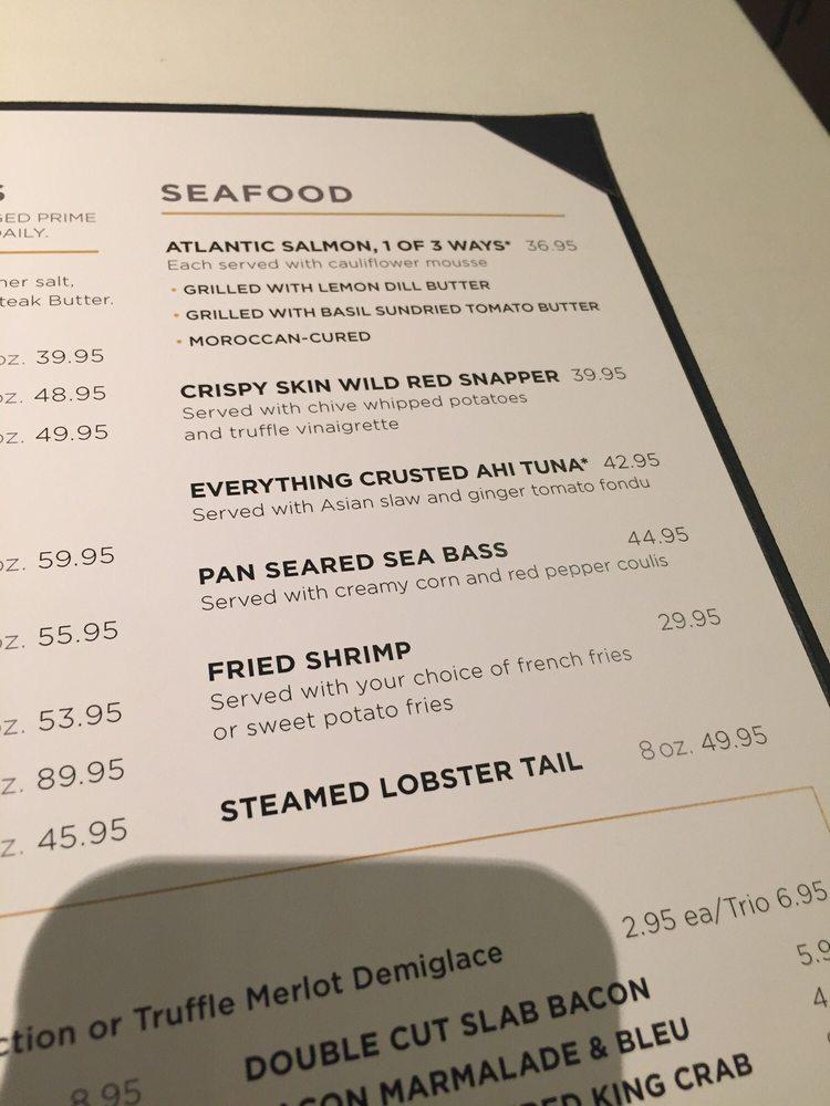 Menu at Perry's Steakhouse & Grille, Birmingham
