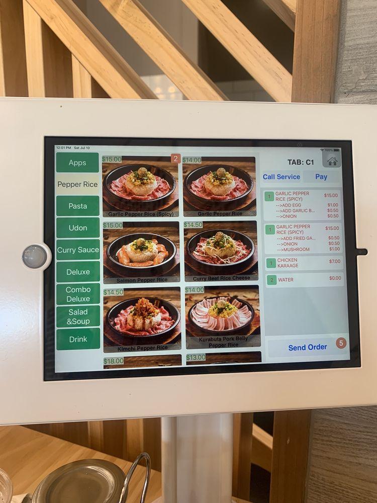 Menu at Sizzling Lunch restaurant, Fremont