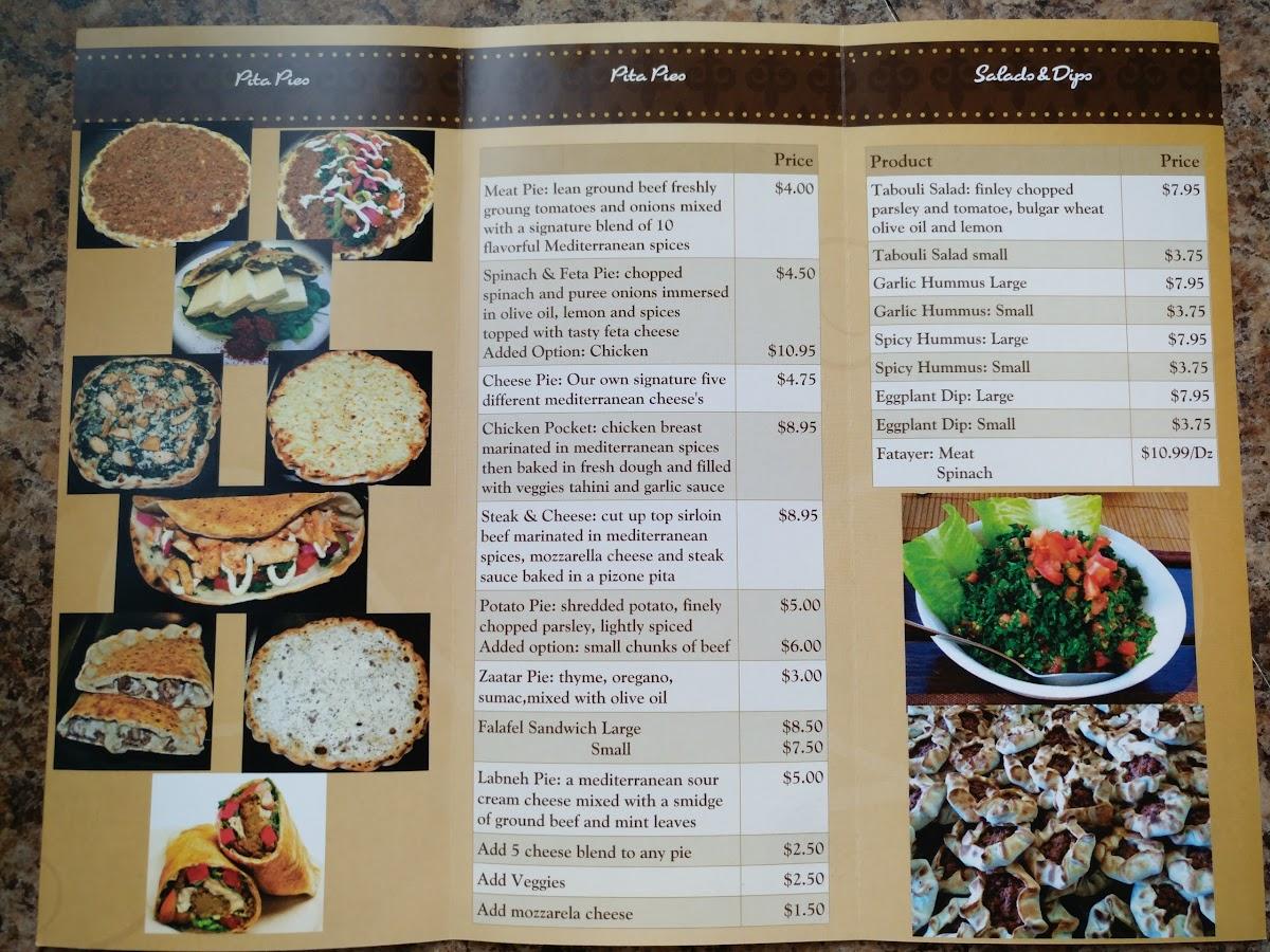 Menu at Village Pita Bakery Ltd, Calgary, 255 28 St SE