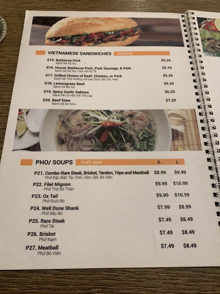 Menu at Pho Tastic & Deli restaurant, Corpus Christi