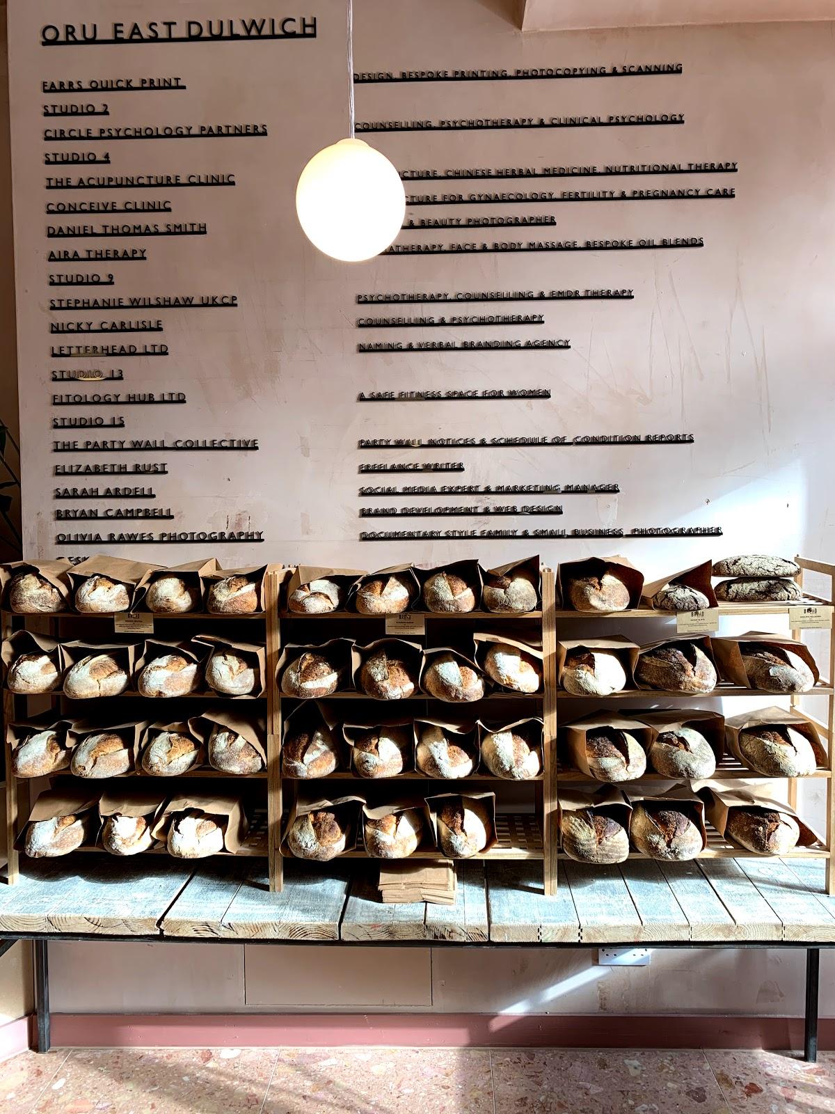 Menu at Oru Space: Coworking, Cafe, Yoga, London