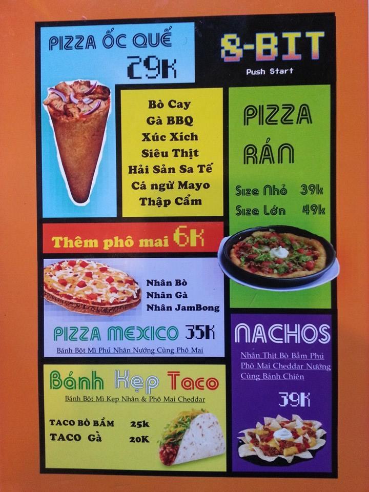 Menu at PIZZA 8-Bit pizzeria, Can Tho