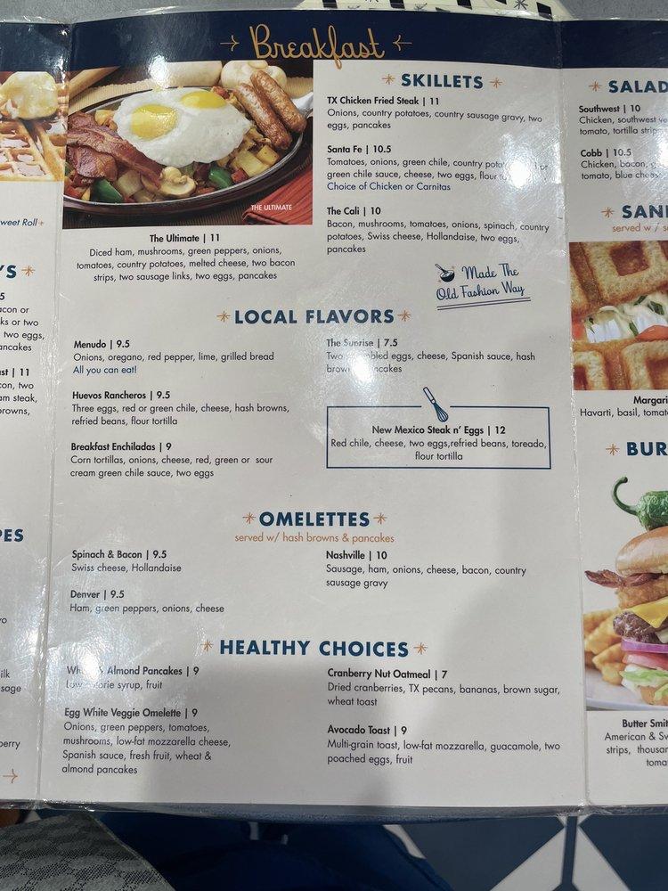 Menu at Butter Smith Kitchen & Pies restaurant, El Paso, N Zaragoza Rd
