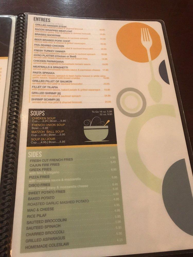 Menu at Times Square Diner & Grill restaurant, West New York
