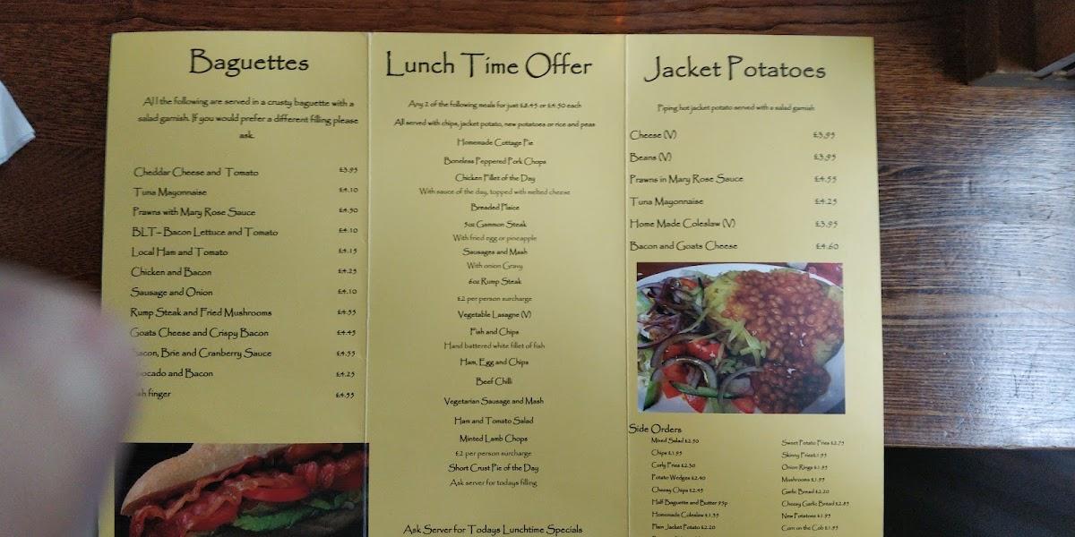 Menu at The Courthouse pub & bar, Rugby