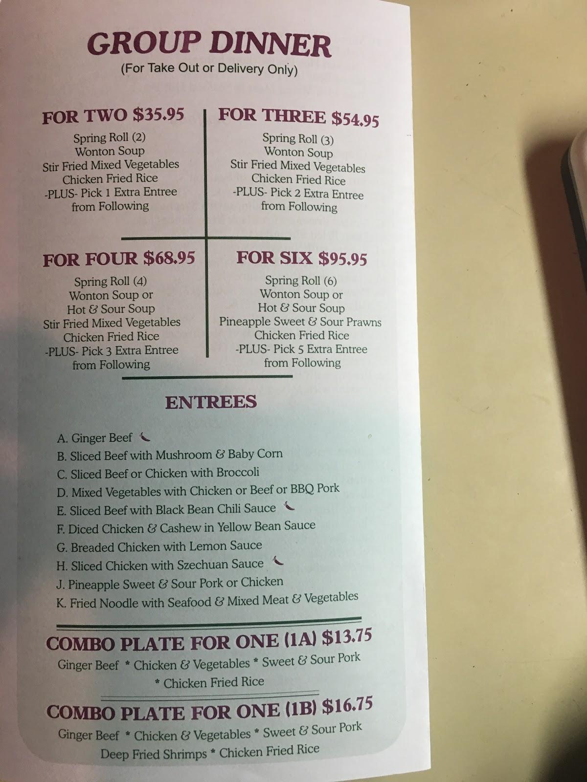 Menu at Wok With Chan Rice House restaurant, Calgary