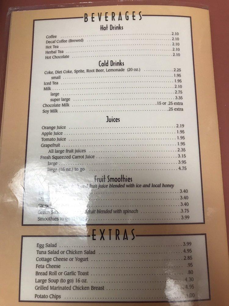 Menu at Kopper Kitchen restaurant, Saint Petersburg